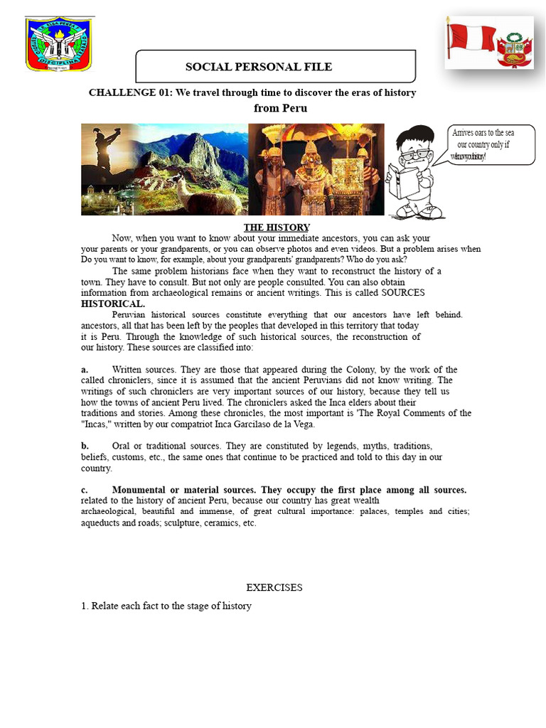 PS CARD - We Travel Through Time To Discover The Eras of The History of ...