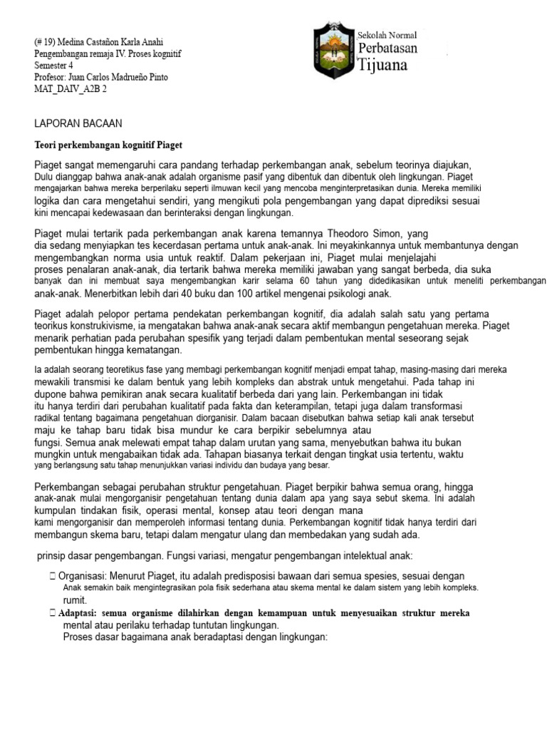 Laporan Bacaan A2B2 | PDF