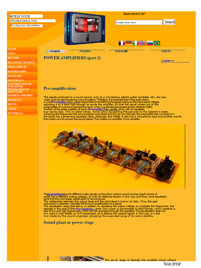 Build Your Jukebox Com | PDF | Amplifier | Transformer
