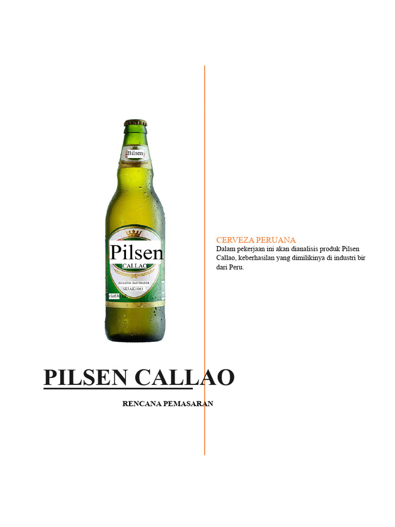 Rencana Pemasaran Pilsen Callao 2023 | PDF