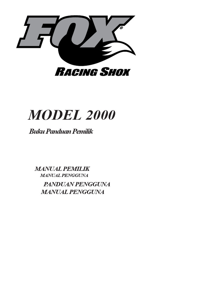 00 - 01 - SuspensiBelakang - SP FOX VAN RC | PDF