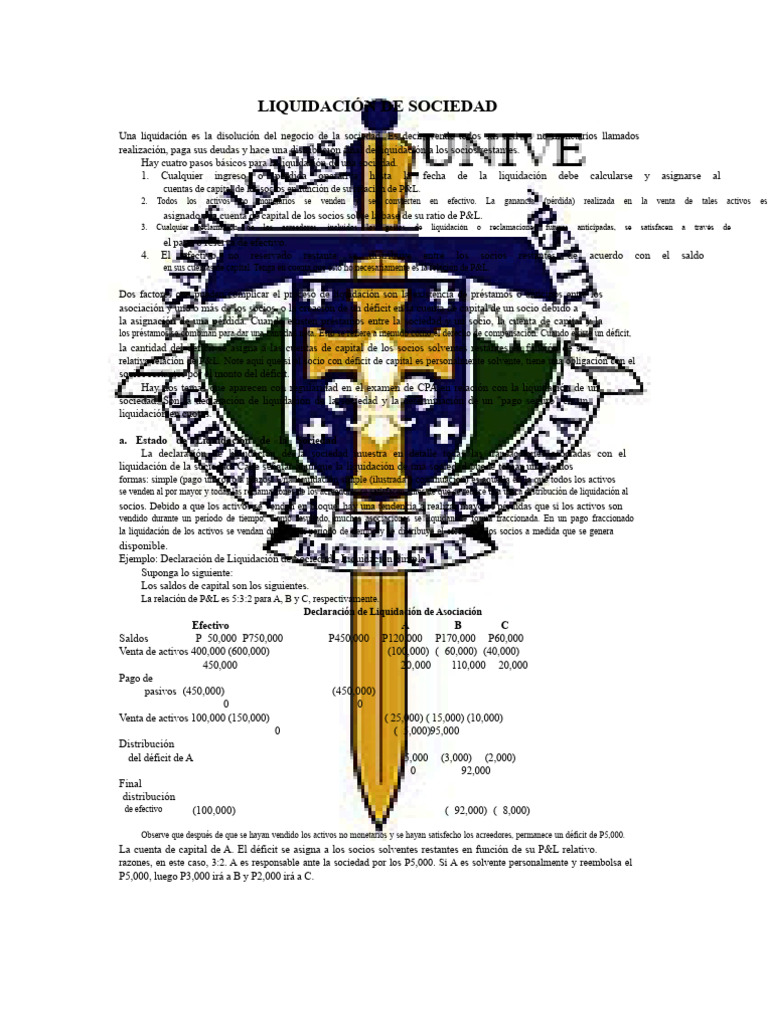CMPC 131 4-Liquidación de Sociedades | PDF | Sociedad de responsabilidad limitada | Corporaciones