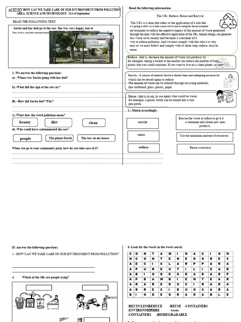 3 Rs: Reduce, Reuse, Recycle Guide | PDF | Waste | Recycling