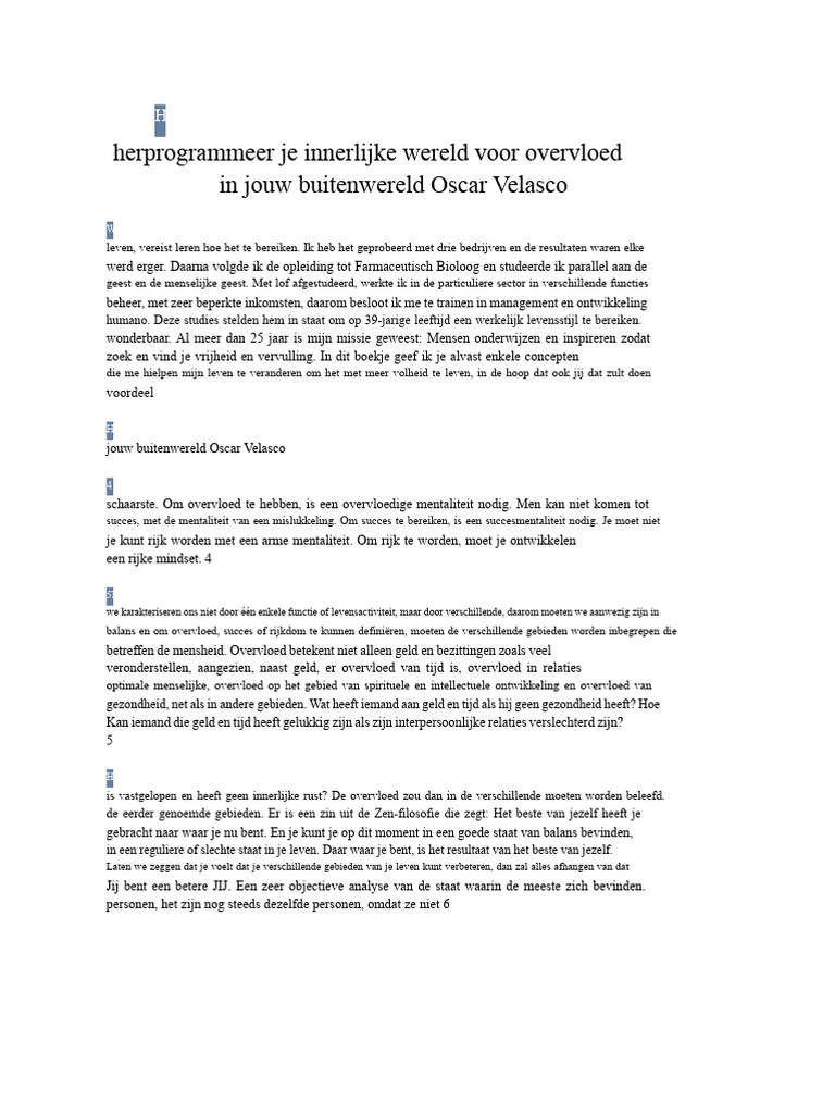 Overvloed Mindset | PDF