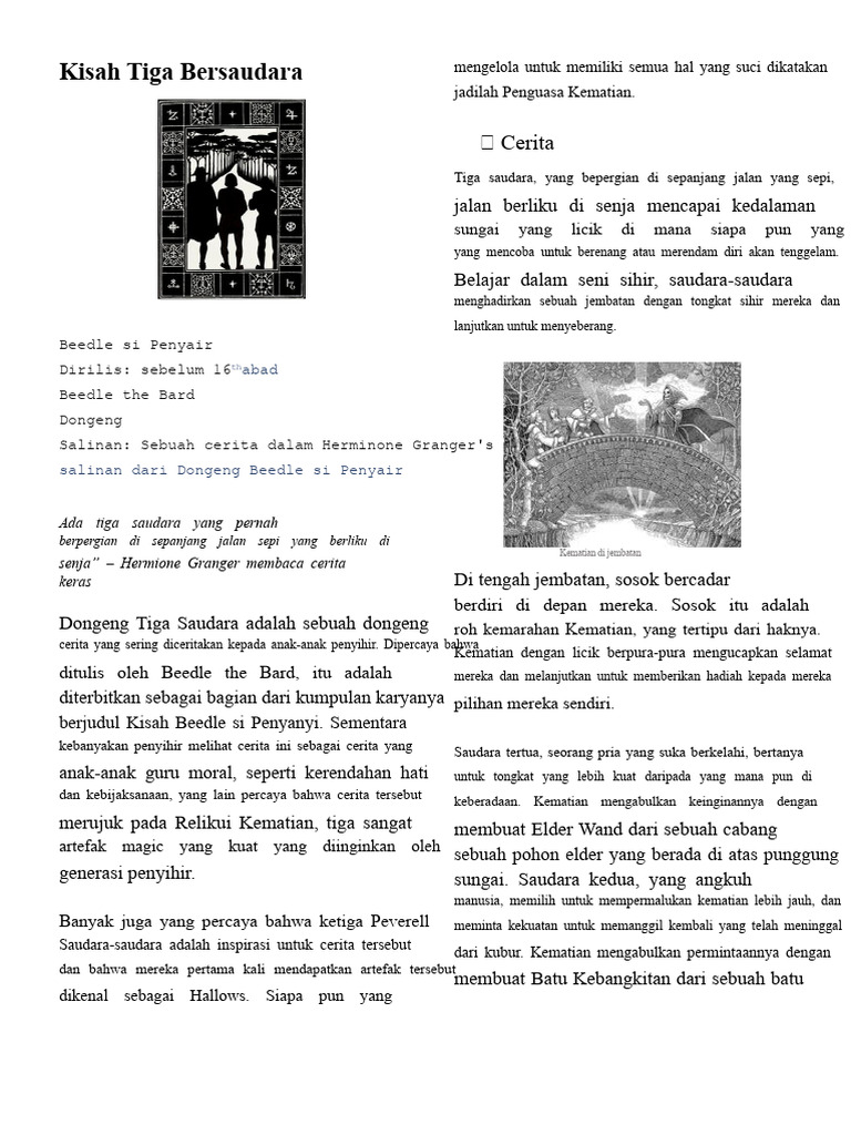 Kisah Tiga Saudara | PDF
