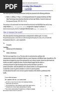 Autism Spectrum Screening Questionnaire | PDF | Autism Spectrum ...