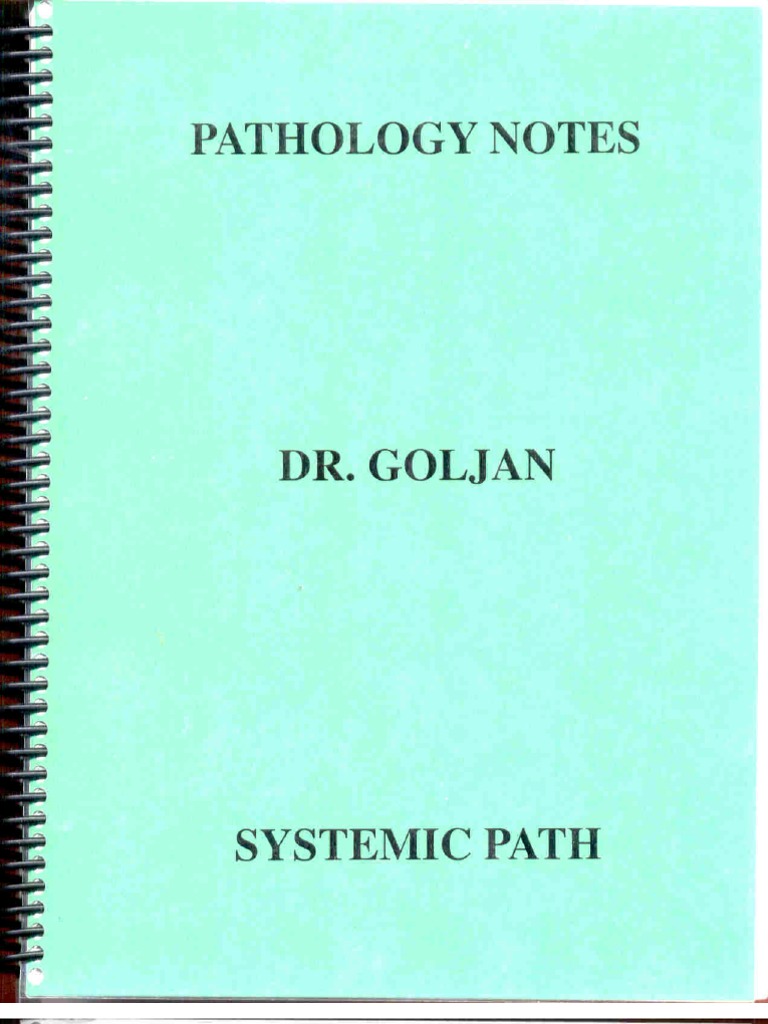 GOLJAN - Systemic Pathology Notes | PDF