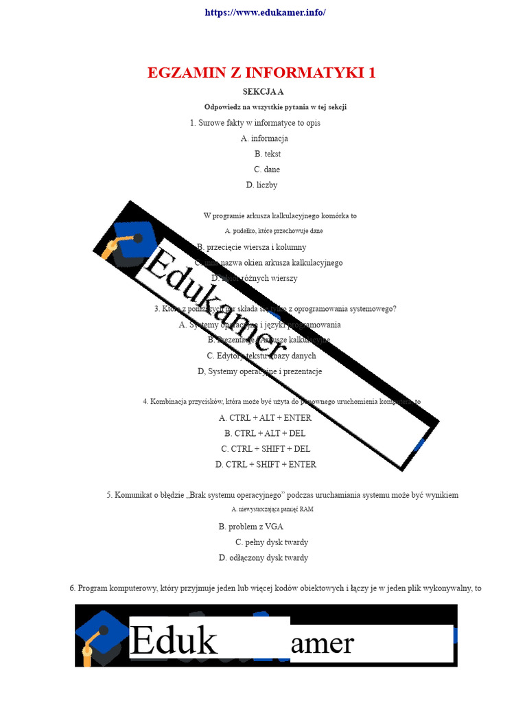 Uneb - COMPUTER STUDIES PAPER 1 2019 | PDF