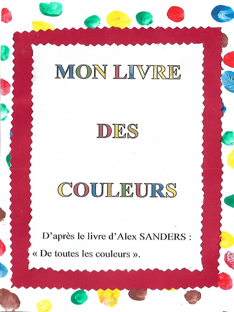 Mon Livre Des Couleurs | PDF