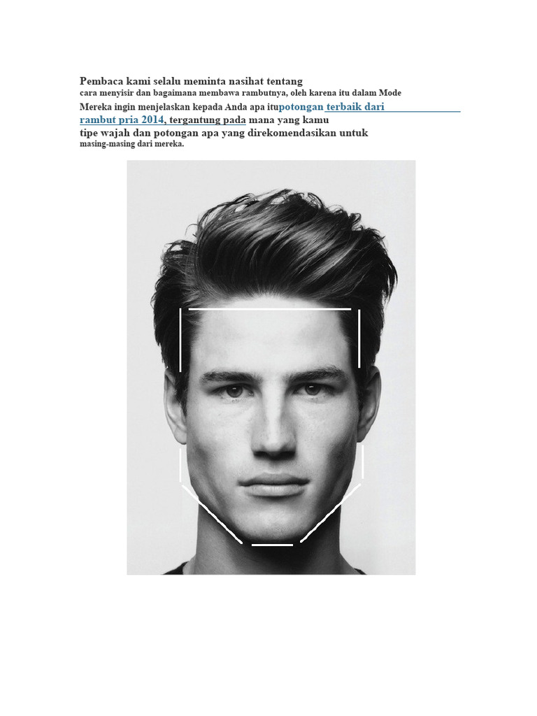 Potongan Rambut Pria Sesuai Gaya Wajah | PDF