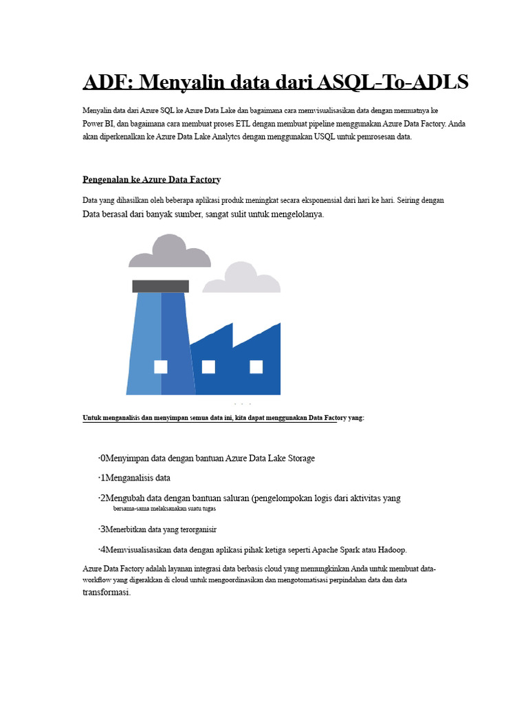 Azure Data Factory | PDF