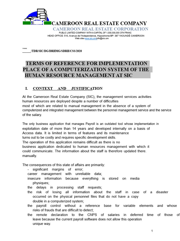 HR-Payroll Software Specifications 25 07 2020 | PDF | Payroll | Salary
