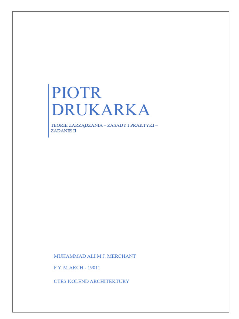 Peter Drucker | PDF
