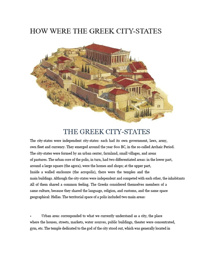 Guide. HOW WERE THE GREEK POLIS? | PDF | Sparta | Ancient Greece