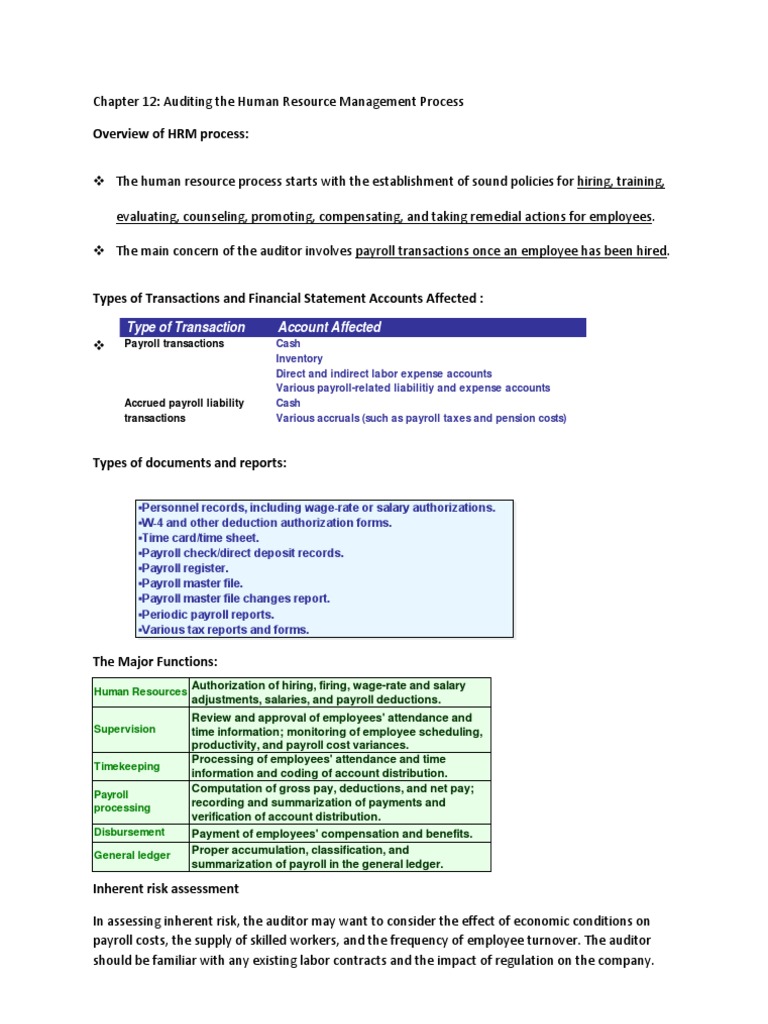 Chapter 12 Auditing | PDF | Payroll | Accrual
