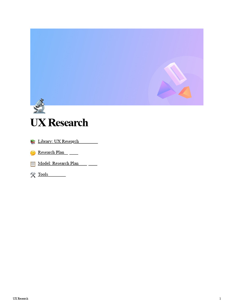 UX Research | PDF