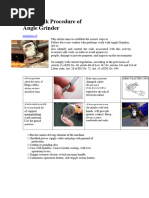 Grinder Machine Safety SOP | PDF | Grinding (Abrasive Cutting ...