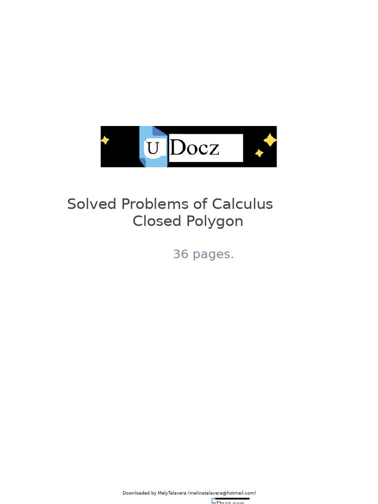 Closed Polygon Calculations in Topography | PDF | Azimuth | Angle
