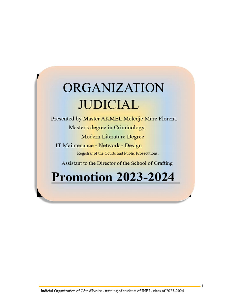 Oj Year Promotion 2023 2024 | PDF | Judiciaries | Jurisdiction
