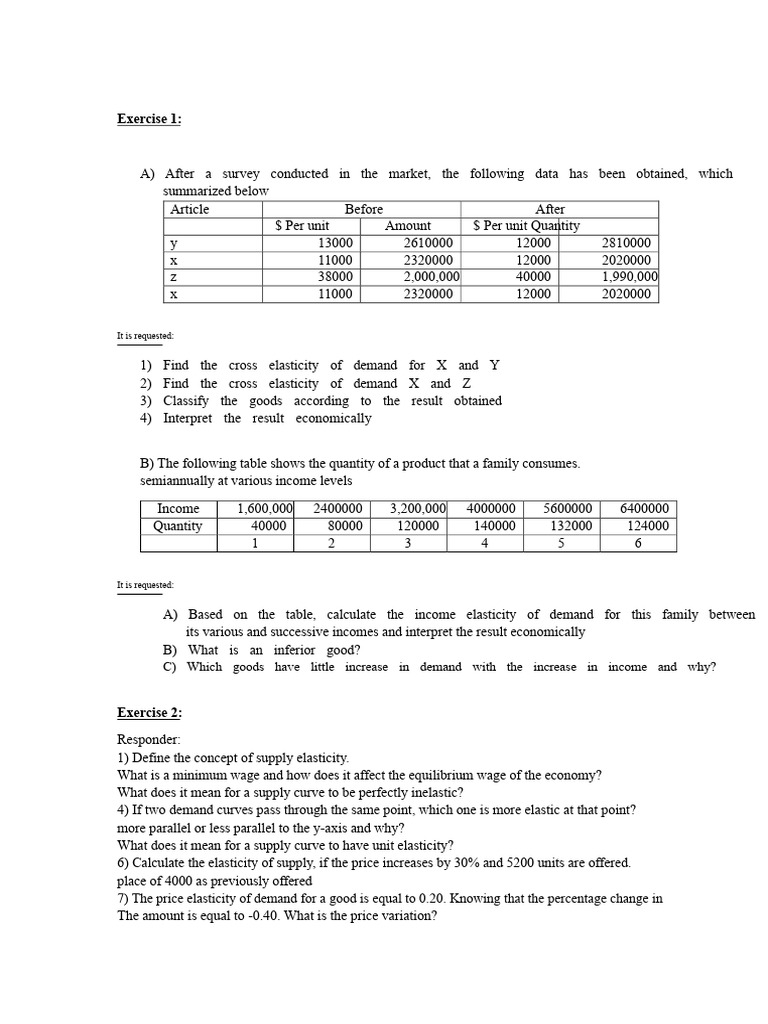 Microeconomics Partial Estevez | PDF | Elasticity (Economics) | Demand