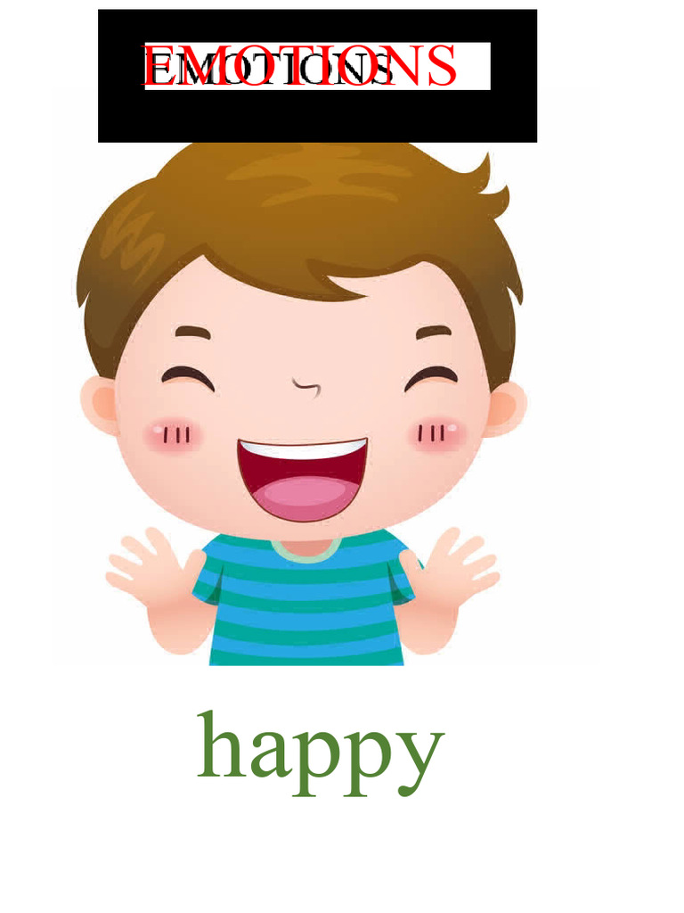 Cards To Work On Emotions | PDF