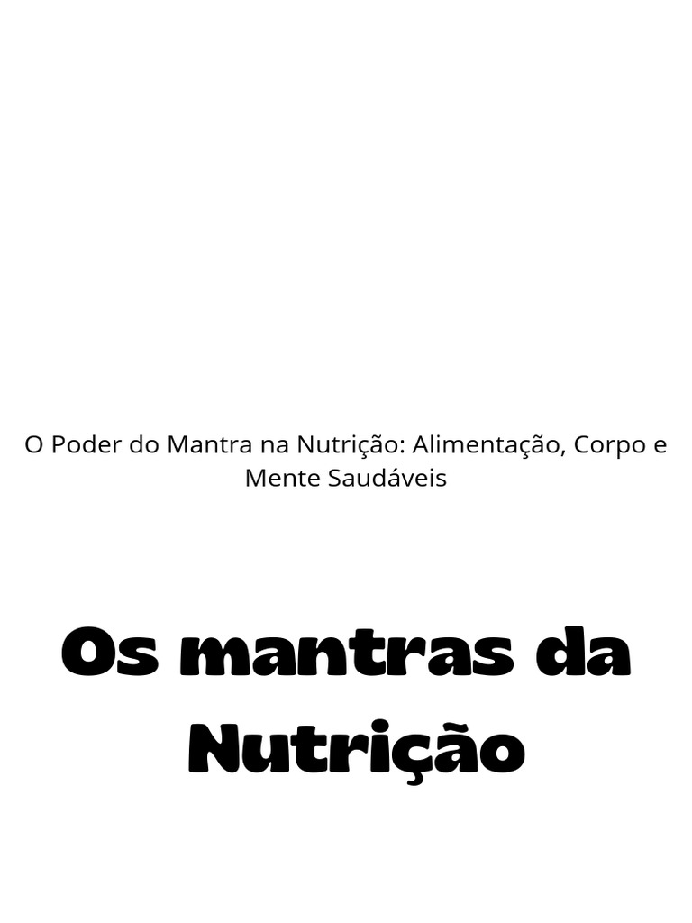O Que É Um Mantra Um Mantra É Uma Palavra, Frase Ou Som Repetido Mentalment - 20251001 - 123510 ...