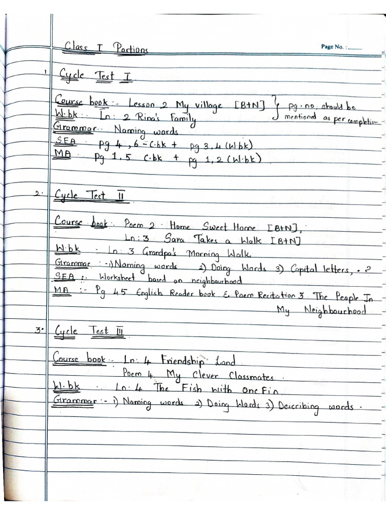 1st STD Copy Checking. Worksheets | PDF
