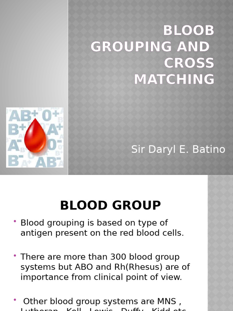 Bloo B Grouping and Typing | PDF | Blood Type | Serology