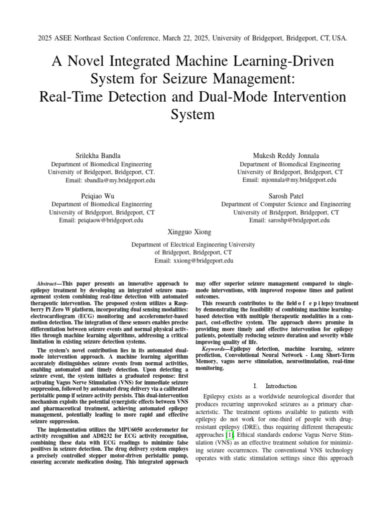 Machine Learning for Seizure Management | PDF | Accuracy And Precision ...