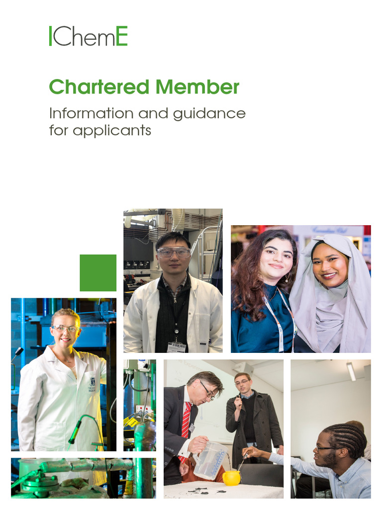 Icheme Chartered Membership Guidance | PDF | Engineer | Academic Degree