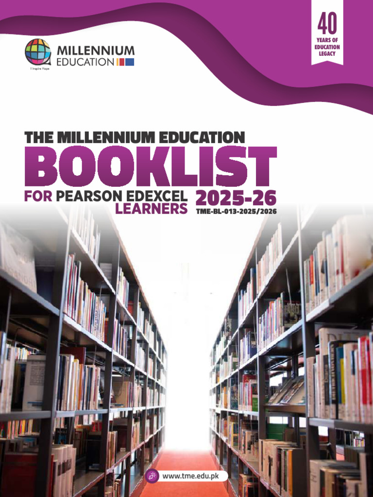 TME IGCSE Booklist 2025-26 | PDF | University Of Cambridge