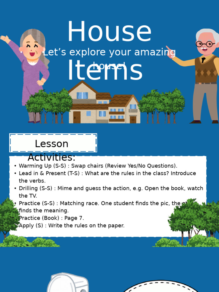 House Vocabulary and Classroom Rules | PDF