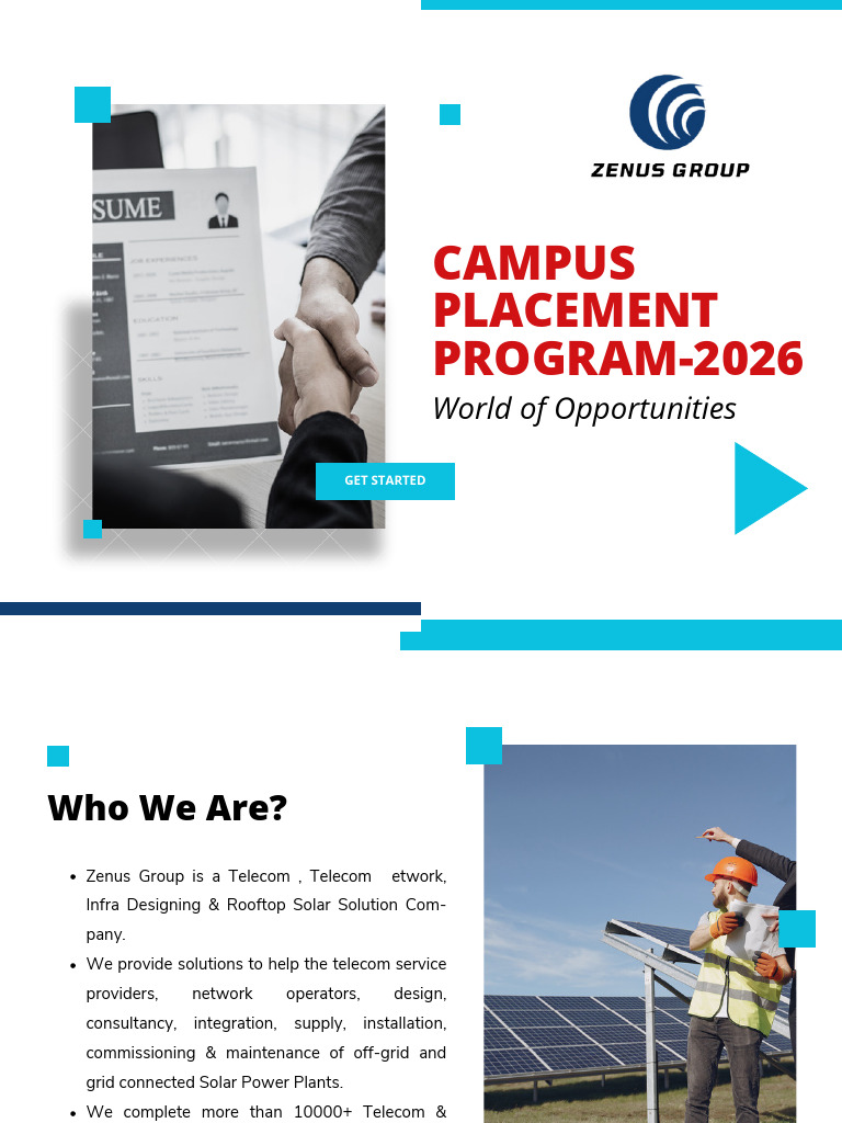 Zenus Group Campus Placement 2026 | PDF | Economies