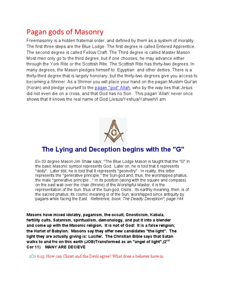 Masonic Teaching Bundle With Prayer | PDF | Freemasonry | Salvation