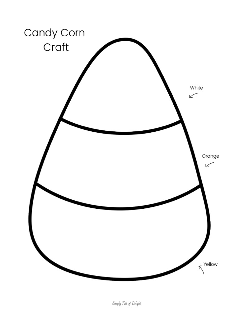 Candy Corn Craft | PDF