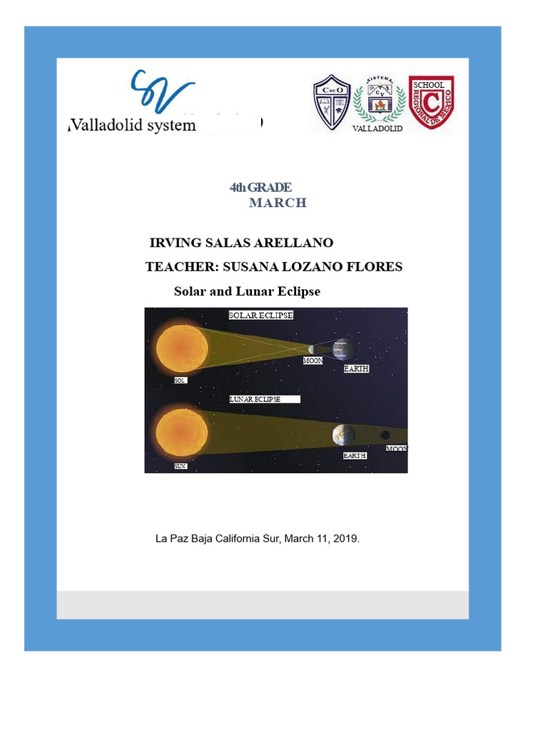 Solar and Lunar Eclipses | PDF