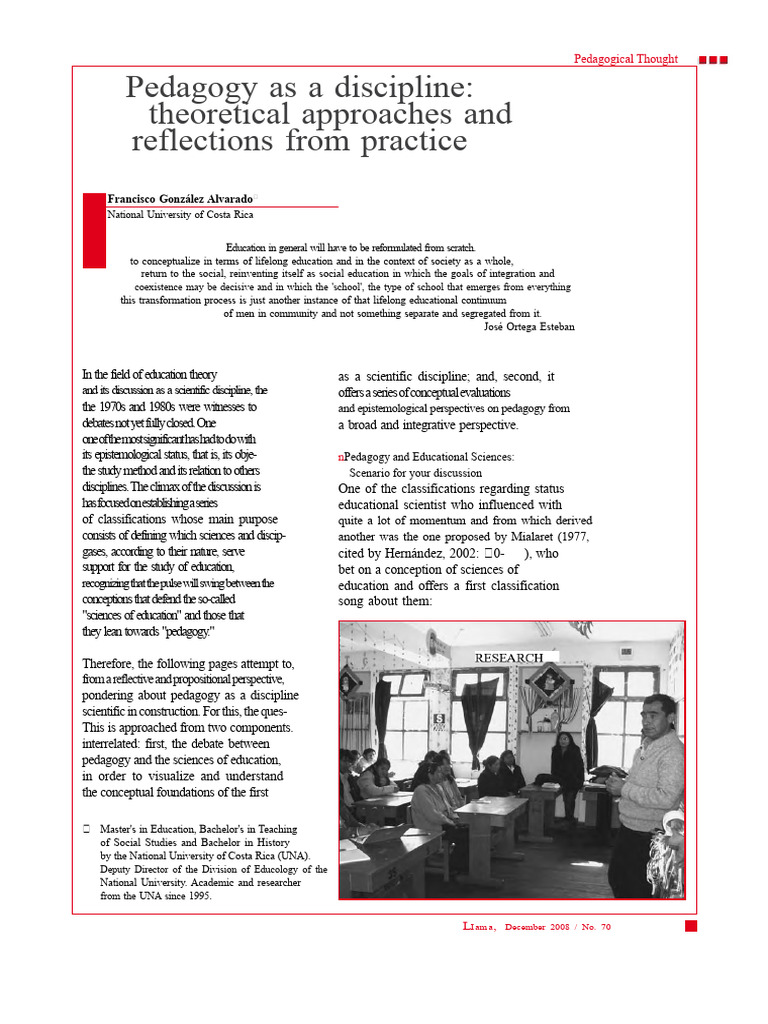 Pedagogy As A Discipline 1.1.3 PDF | PDF | Pedagogy | Science