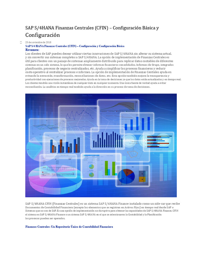 Finanzas Centrales SAP S4 HANA | PDF | Contabilidad | Servidor ...