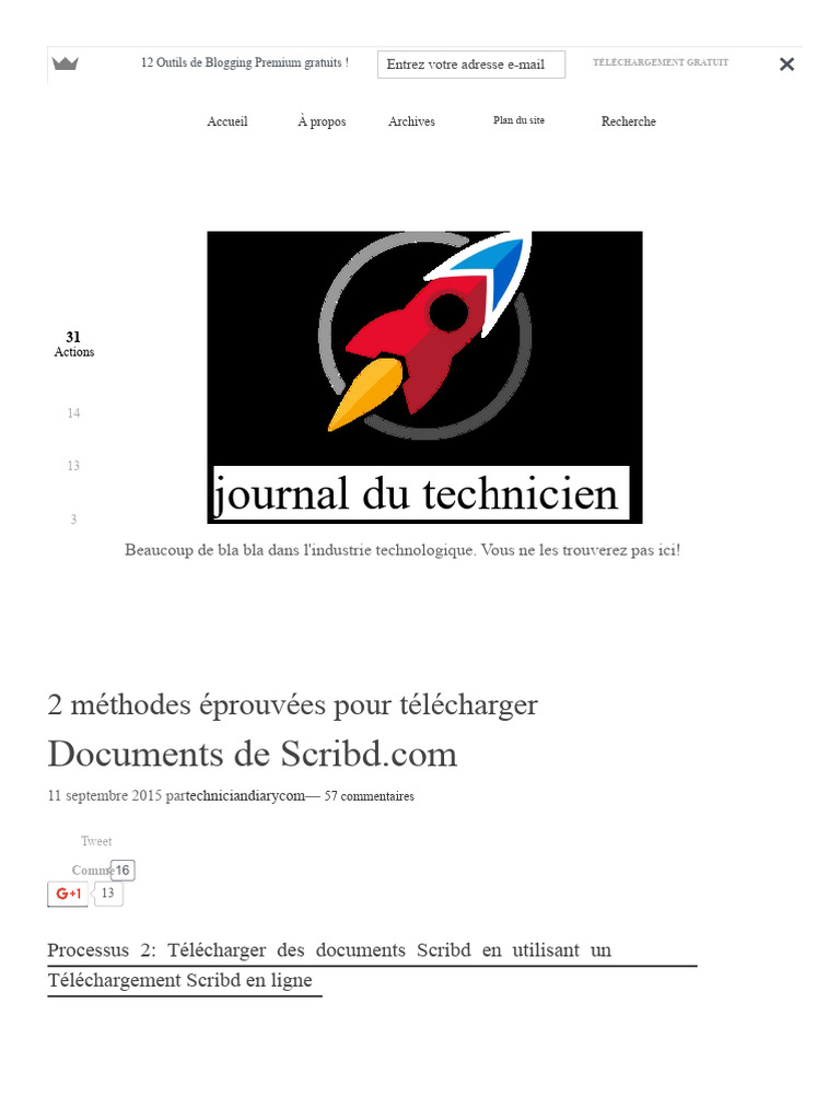 Scripts Et Astuces de Téléchargement Scribd Pour Télécharger Sans Uploader | PDF | Scribd | Internet