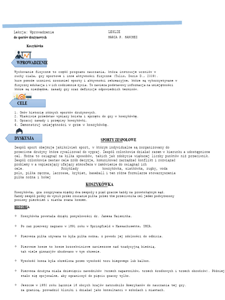 Moduł 3 W PATHFIT 4 Koszykówka | PDF