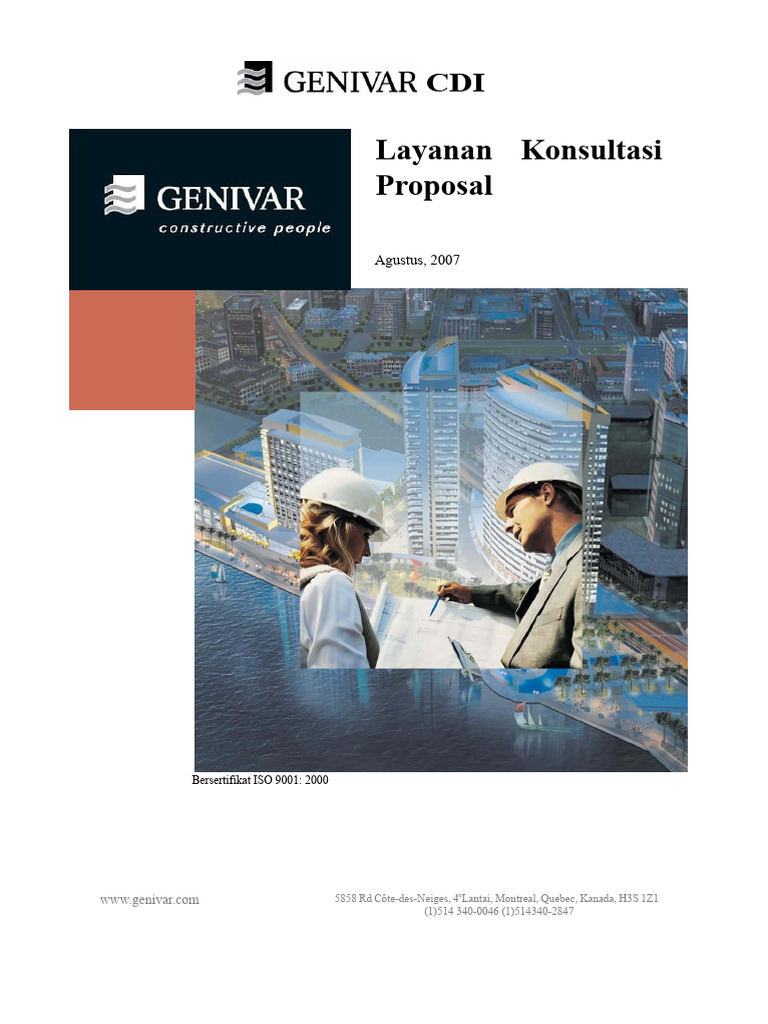 Layanan Konsultasi Proyek GENIVAR | PDF
