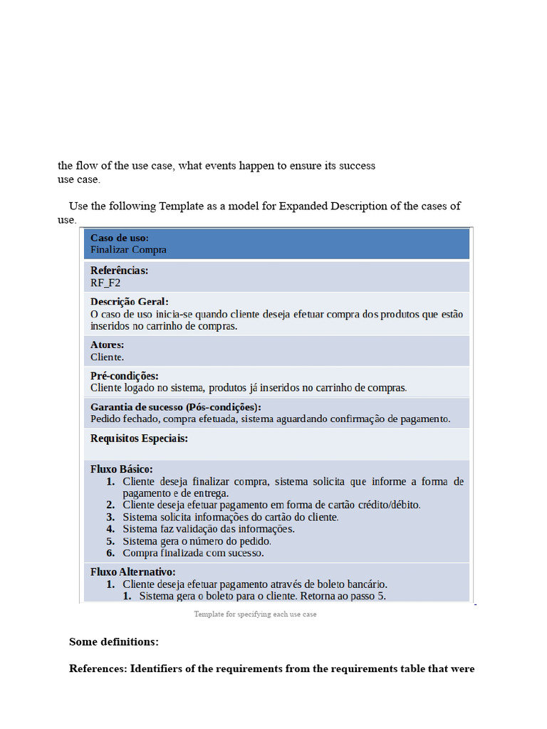 Example of Use Case Specification 1 | PDF | Use Case | Specification ...