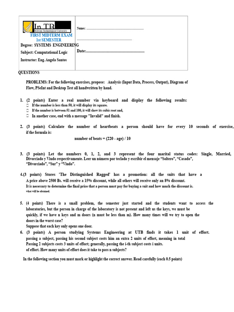 First Partial Computational Logic | PDF | Algorithms And Data ...