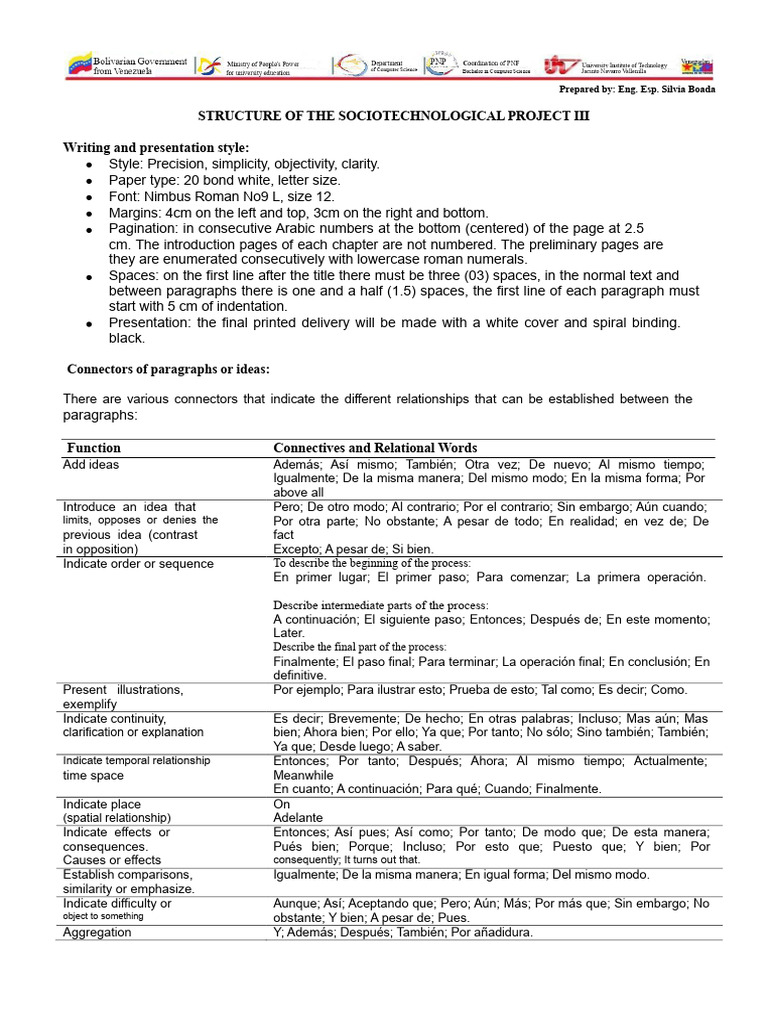Structure of The Sociotechnological Project Iii | PDF | Methodology | Causality