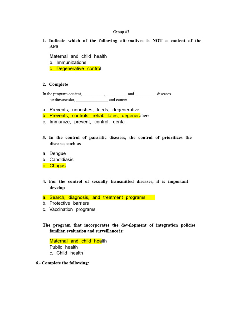 10 Health Questions 45 P | PDF | Health Care | Medicine
