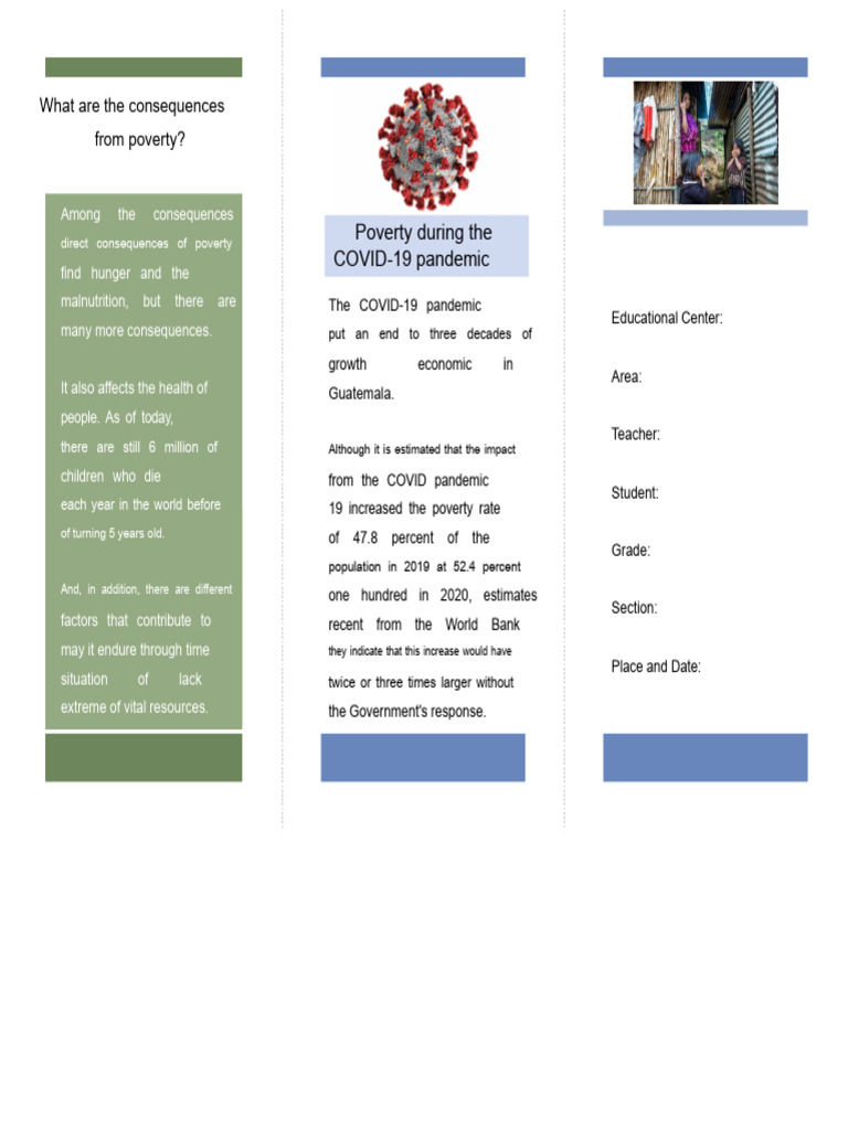 Trifoliar - Poverty in Guatemala | PDF | Poverty | Poverty & Homelessness