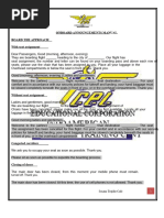 Philippine Airlines Flight Announcement Script | PDF | Seat Belt | Aviation