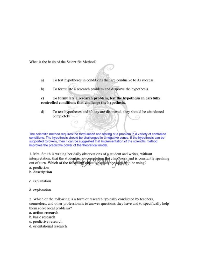 Sta630 Mcqs | PDF | Hypothesis | Scientific Method