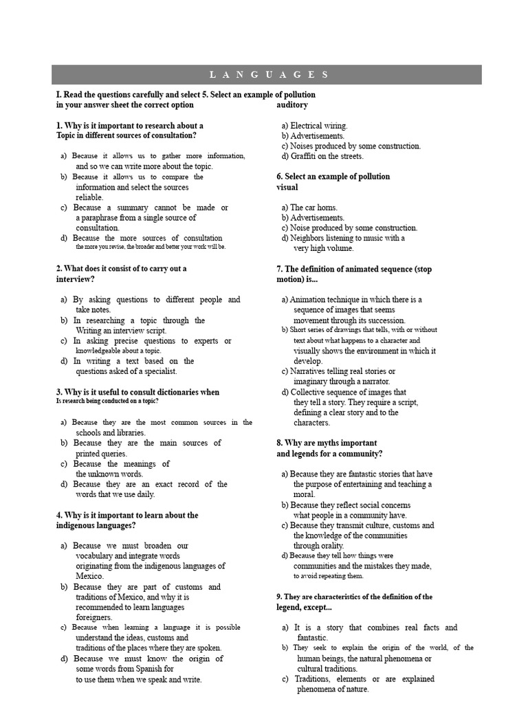 Second Trimester Exam Fifth Grade School Year 23-24 | PDF ...