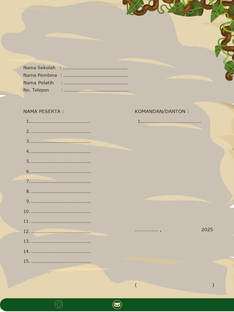 Formulir LKBB Mts Sa Al Falah 2025-8 | PDF
